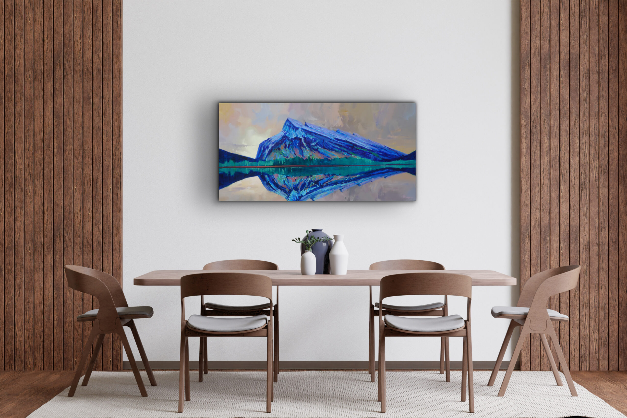 Mount Rundle by Bi Yuan Cheng - The Avenue Gallery